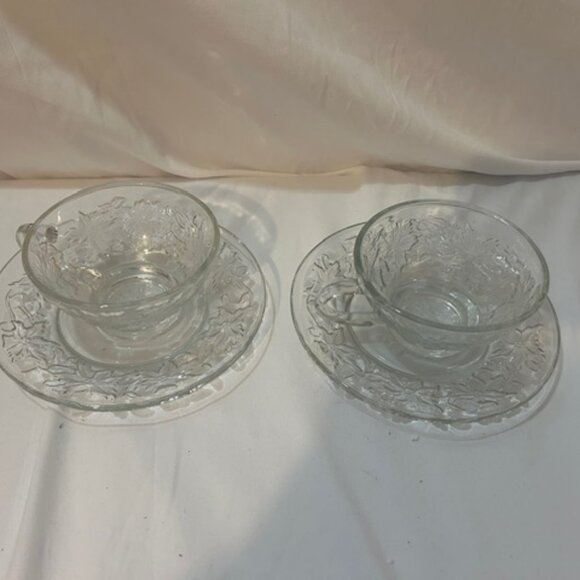 Princess House | Dining | Vintage Princess House Set Of Two Cup And ...